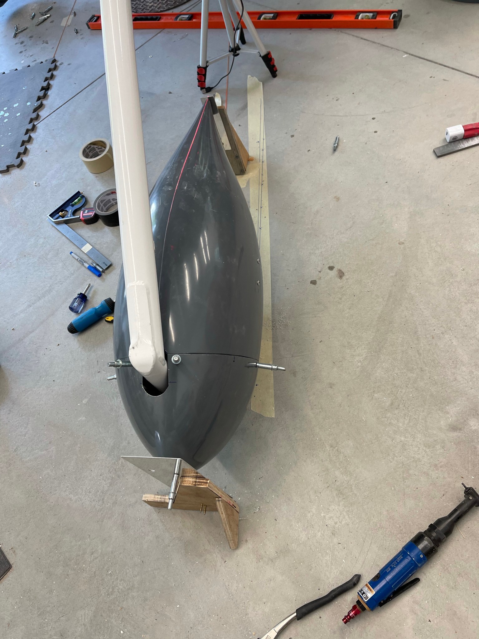 48- Gear Leg and Wheel Fairings | Adam's RV10